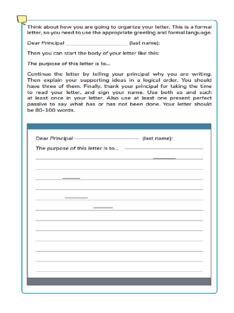 Example of Formal Letter | PDF