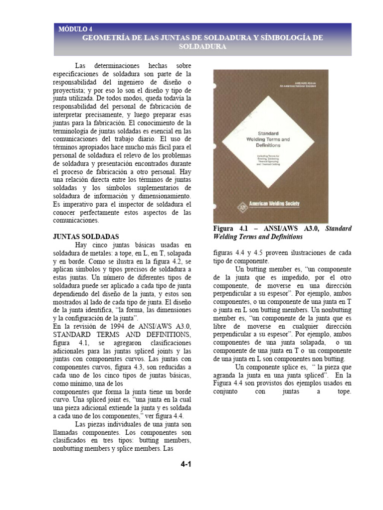 Modulo04.1 Geometria Juntas | PDF | Soldadura | Construcción