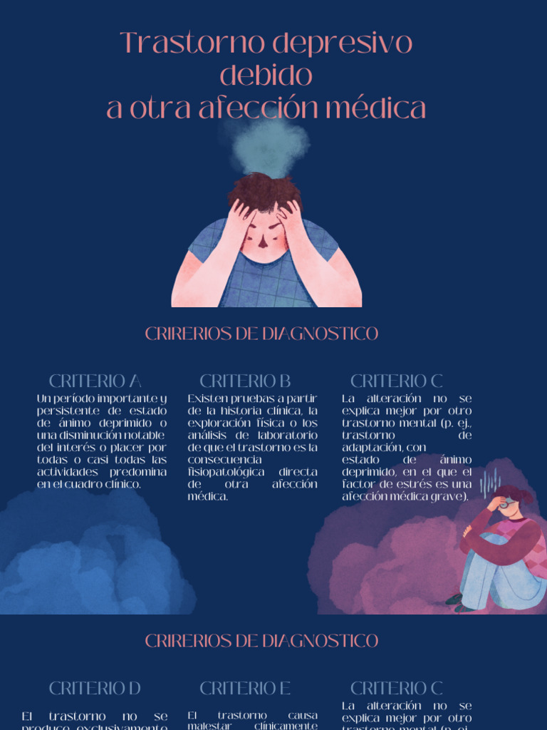 Blue and Pink Mental Health Illustrated Presentation | PDF | Depresión ...