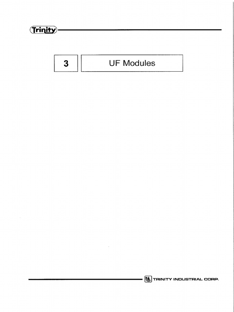 3.UF Modules | PDF