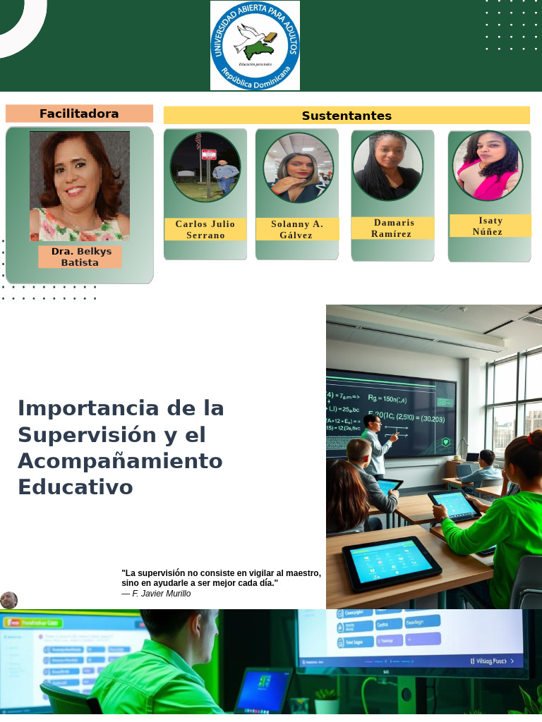 Importancia de La Supervision y El Acompanamiento Educativo | PDF ...