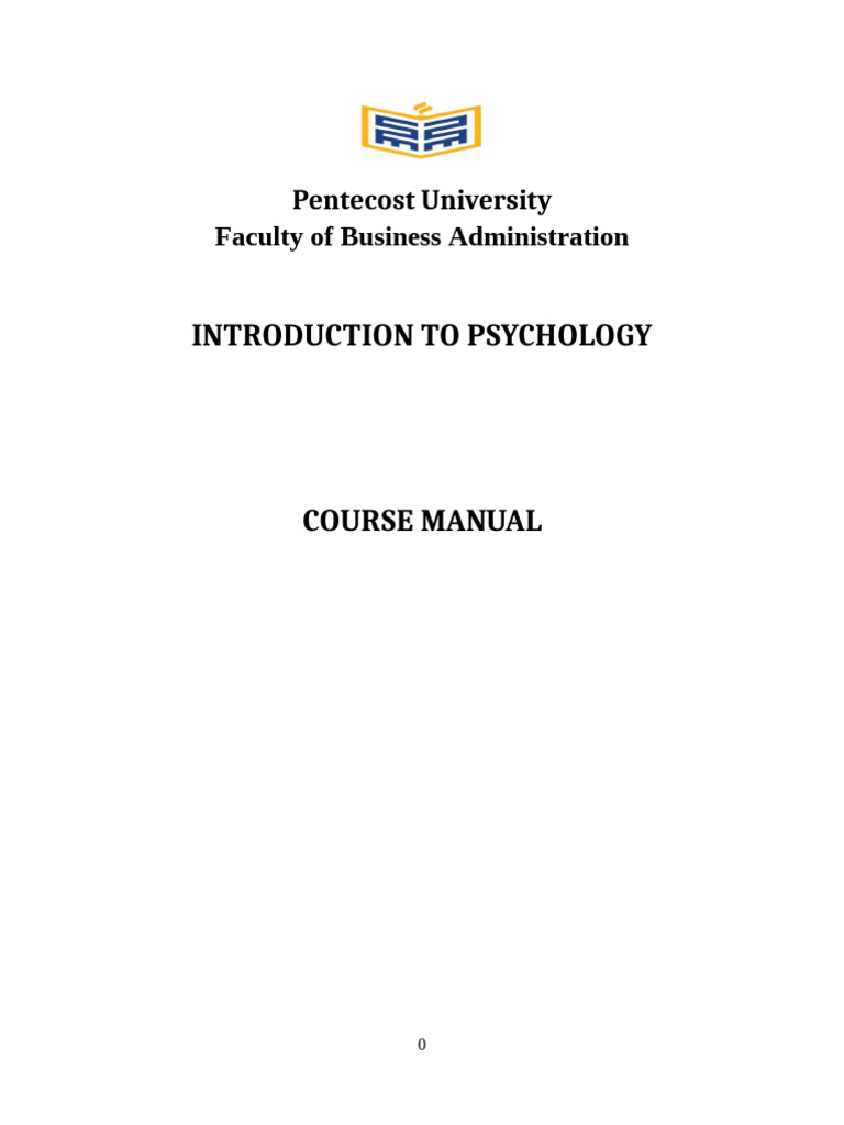 INTRODUCTION TO PSYCHOLOGY HANDOUT 2021 Print | PDF | Psychology | Behavioral Neuroscience