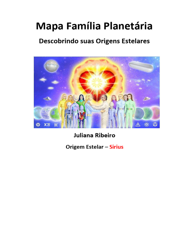Mapa FamÃ - Lia PlanetÃ¡ria - Descobrindo Suas Origens Estelares - Juliana Ribeiro PDF | PDF ...