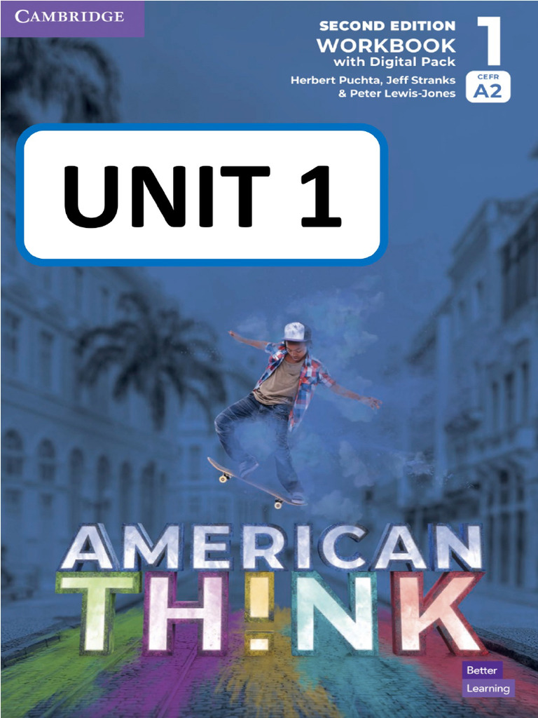 American Think Level 1 Workbook Unit 1 | PDF