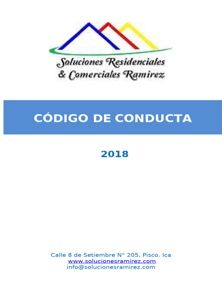Codigo Conducta | PDF | Propiedad intelectual | Comportamiento