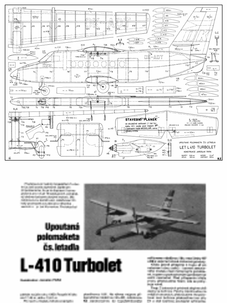 Let L-410 Turbolet Oz10113 | PDF