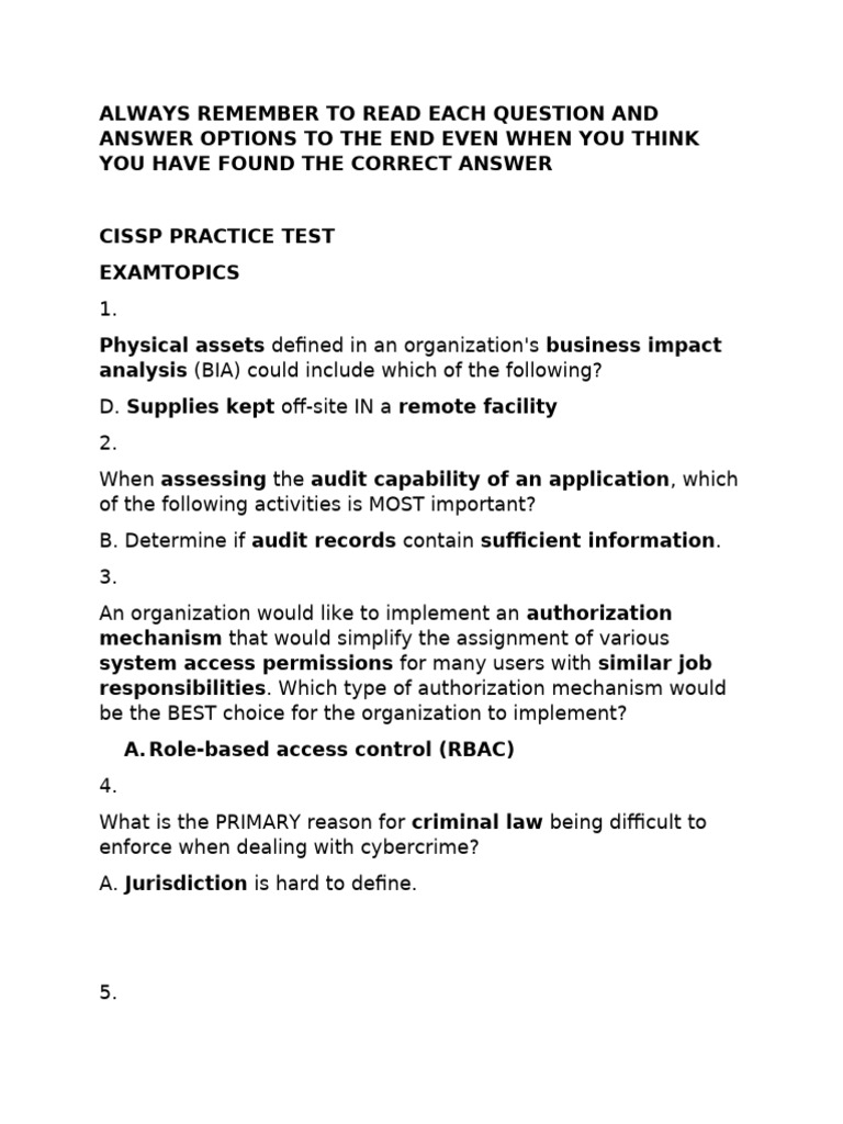 Cissp Exam Questions - 2 | PDF | Networking | Multiprotocol Label Switching