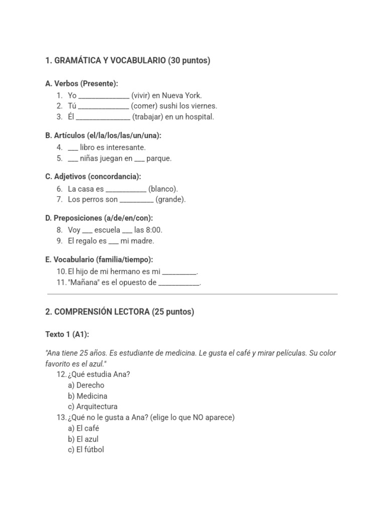 Diagnostico Espanol | PDF