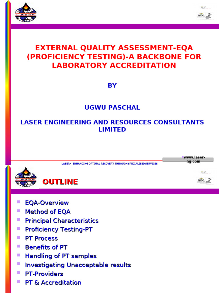 External Quality Assessment-Proficiency Testing | PDF