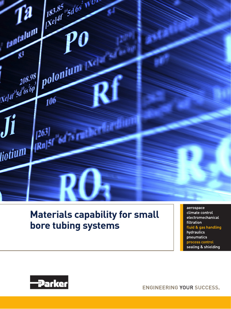 Materials Capability For Small Bore Tubing Systems | PDF | Stainless ...