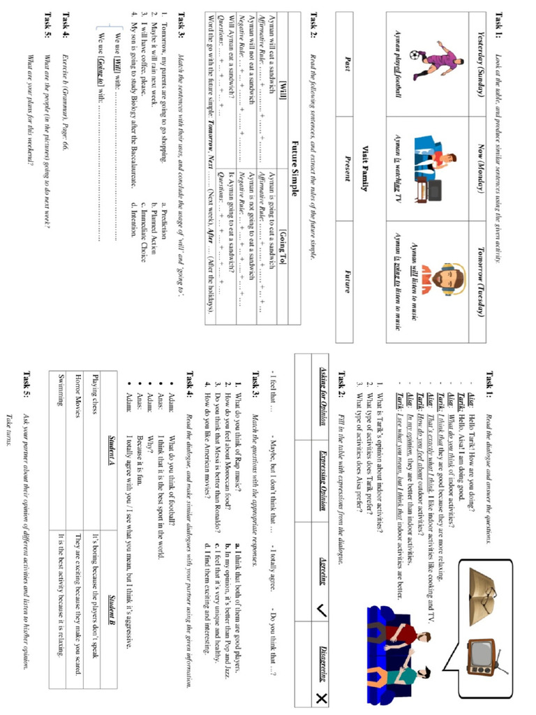 U6 and U7 Worksheets | PDF