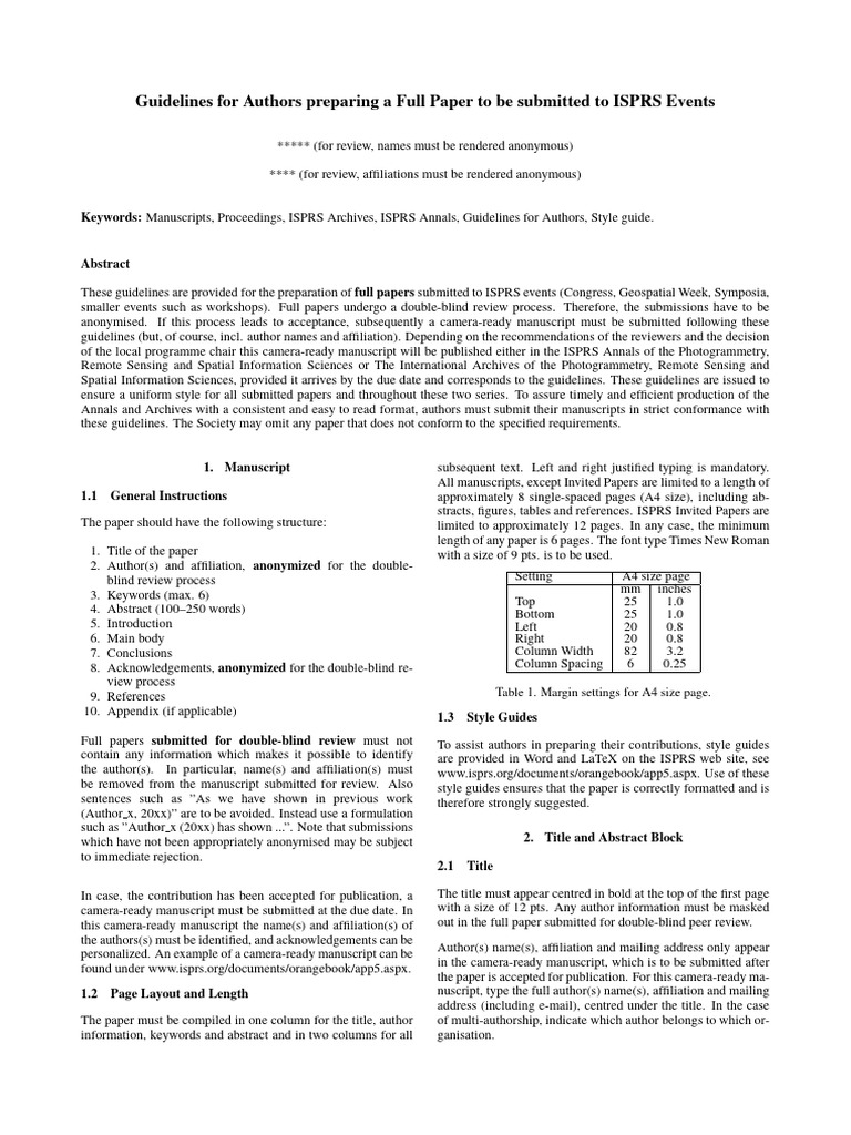 Geoadvances Conference ISPRS | PDF | Reserved Word | Paragraph