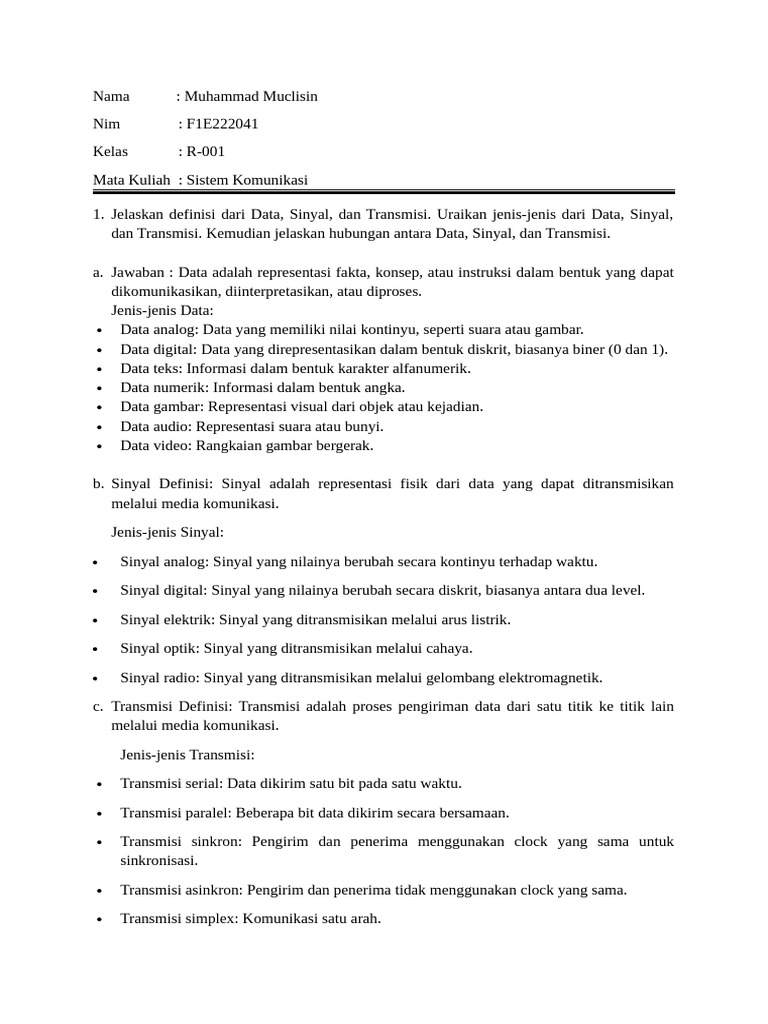 Pertemuan 4 Siskom | PDF