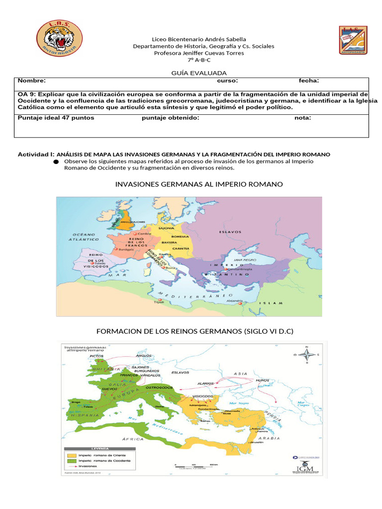 Invasiones Germánicas y su Impacto | PDF | Pueblos germánicos | imperio ...