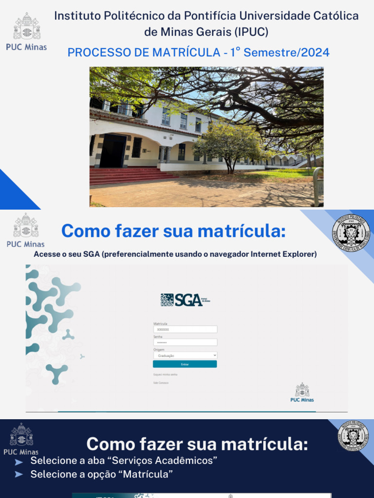 Manual Matrícula IPUC 1º-2024 | PDF