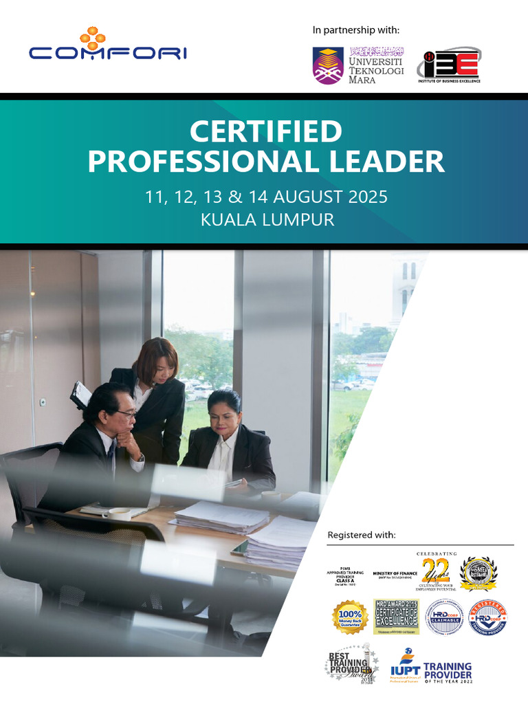 Certified Professional Leader Program | PDF | Mentorship | Leadership
