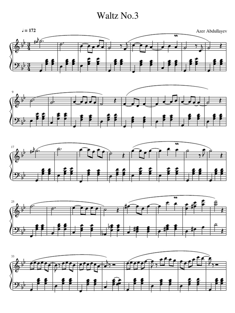 Waltz No3 | PDF