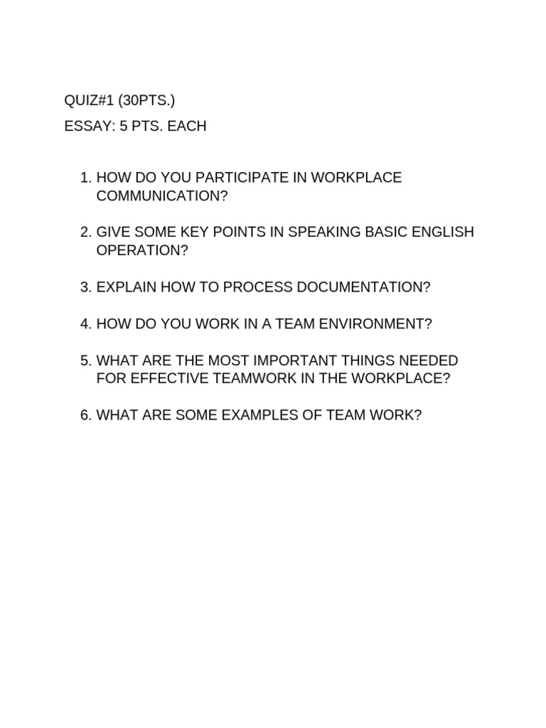 Quiz#1 Basic | PDF