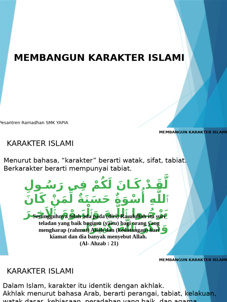 Membangun Karakter Islami | PDF