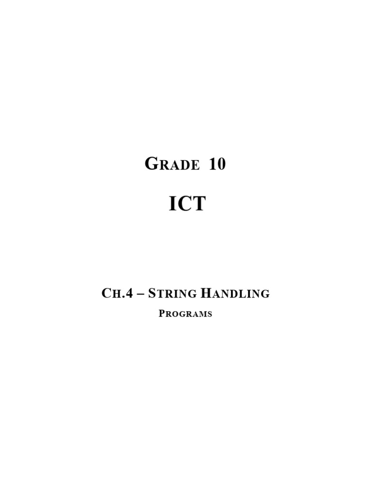 CONLIB CH 20250509120050 | PDF | String (Computer Science) | Letter Case