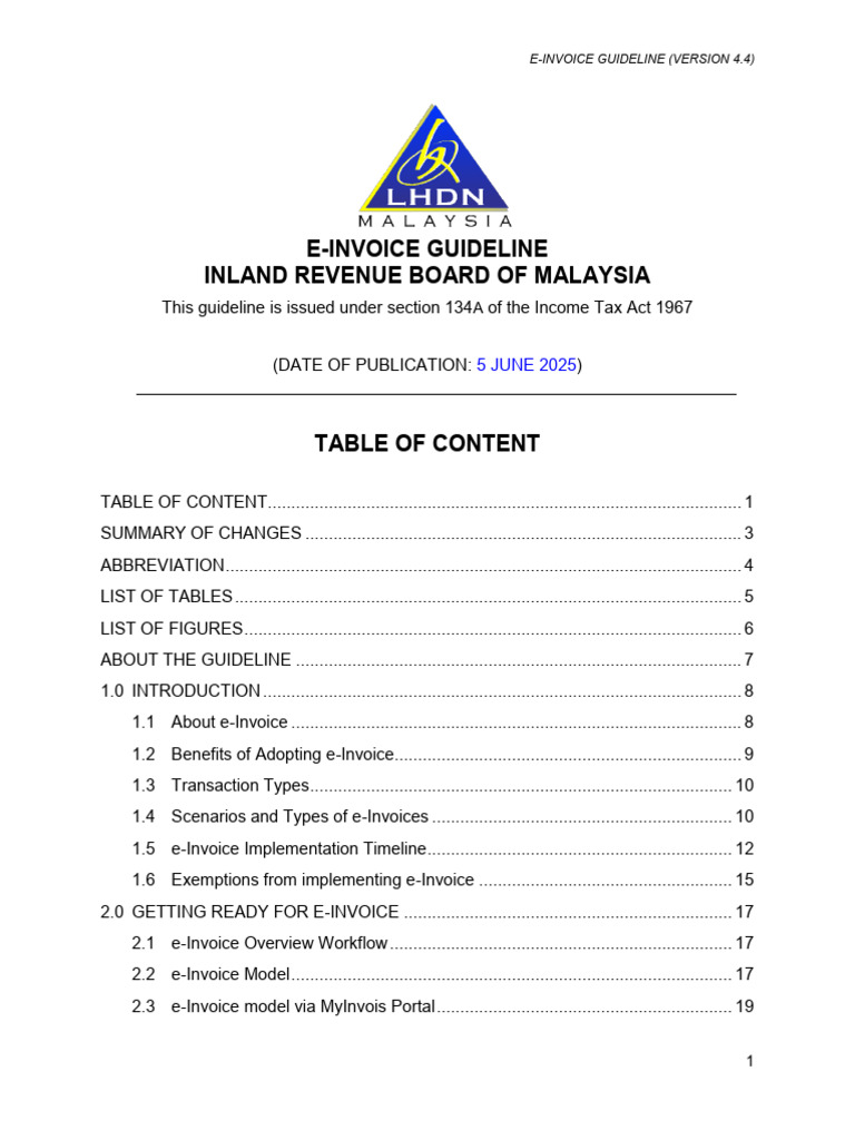 Irbm e Invoice Guideline | PDF | Json | Xml