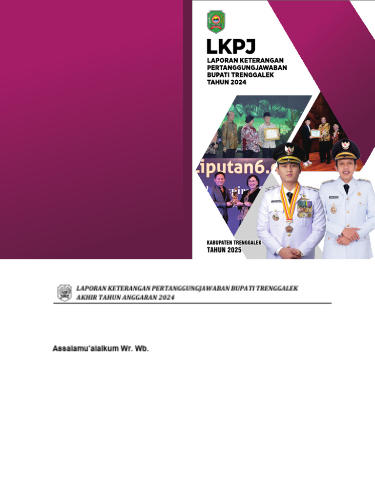 LKPJ Bupati Tnggalek ATA 2024 (2) | PDF