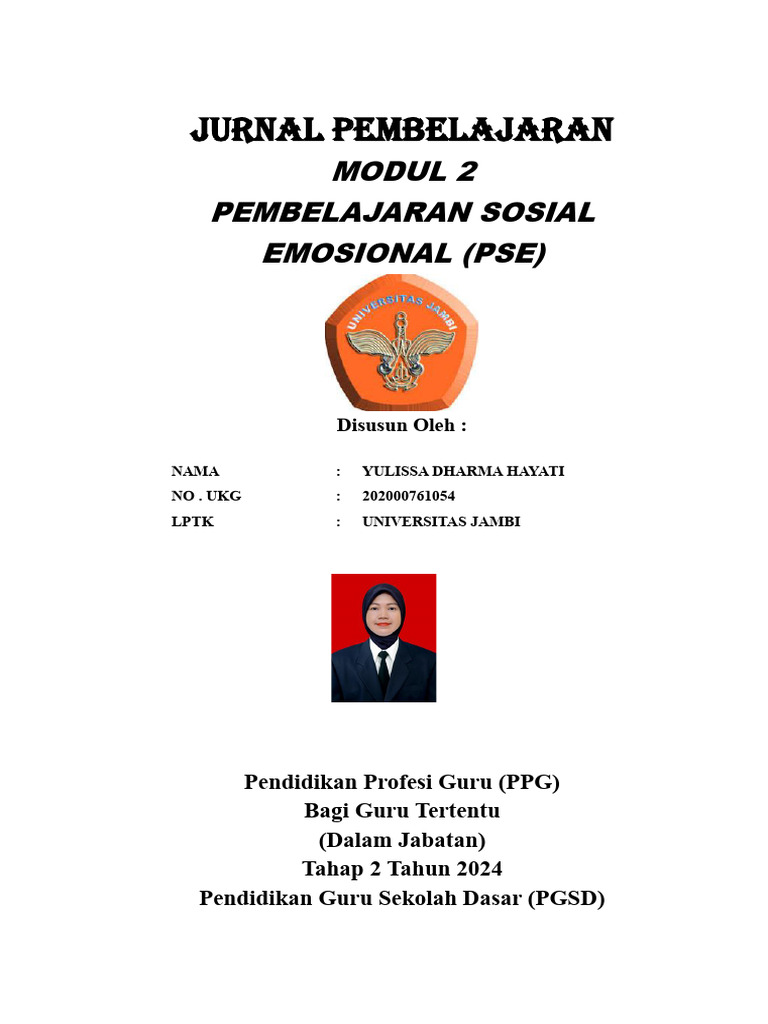 JURNAL PEMBELAJARAN SOSIAL EMOSIONAL - Yulissa Dharma Hayati | PDF