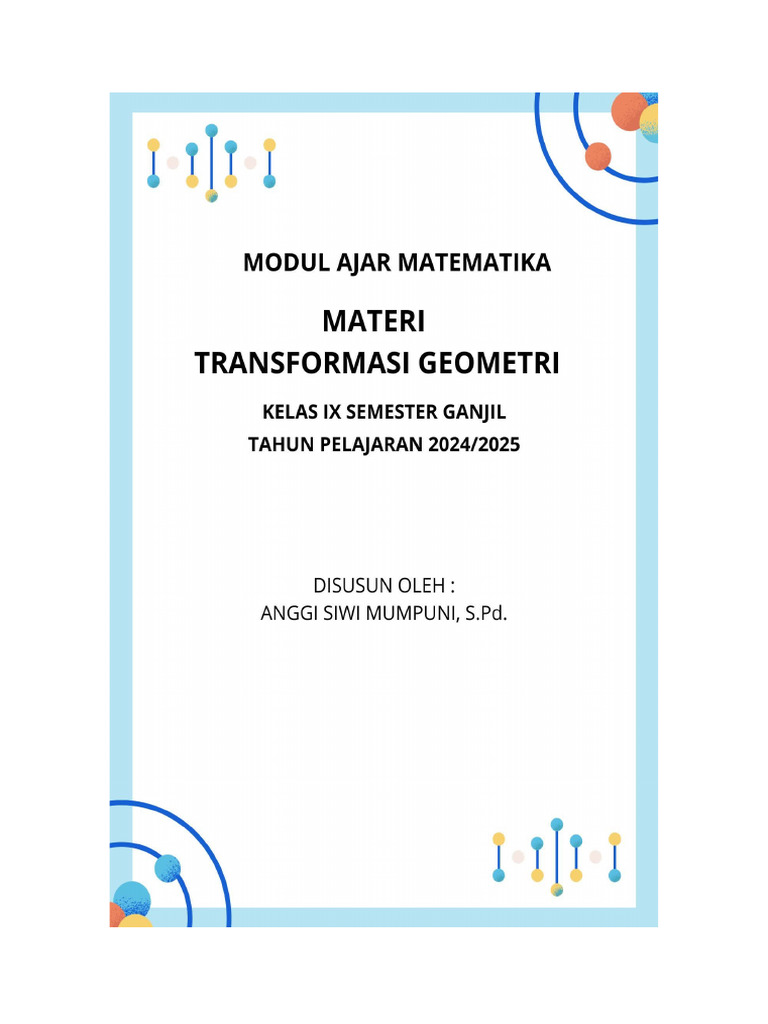 Modul Ajar Transformasi | PDF