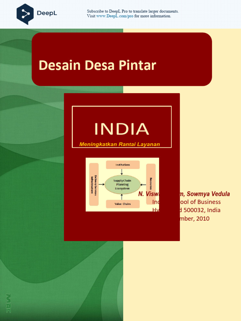 Design of Smart Villages (Viswanadham, Sowmya Vedula) Id | PDF