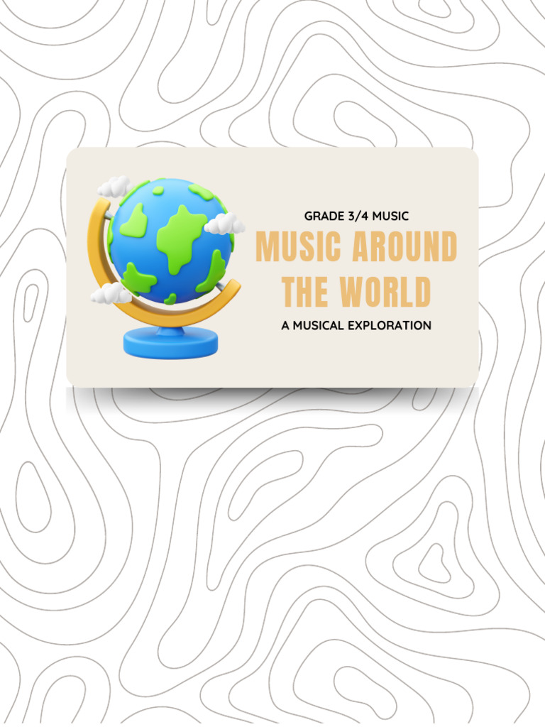 Music Around The World - Workbook - Grade 3-4 Music | PDF | Rhythm | Drum