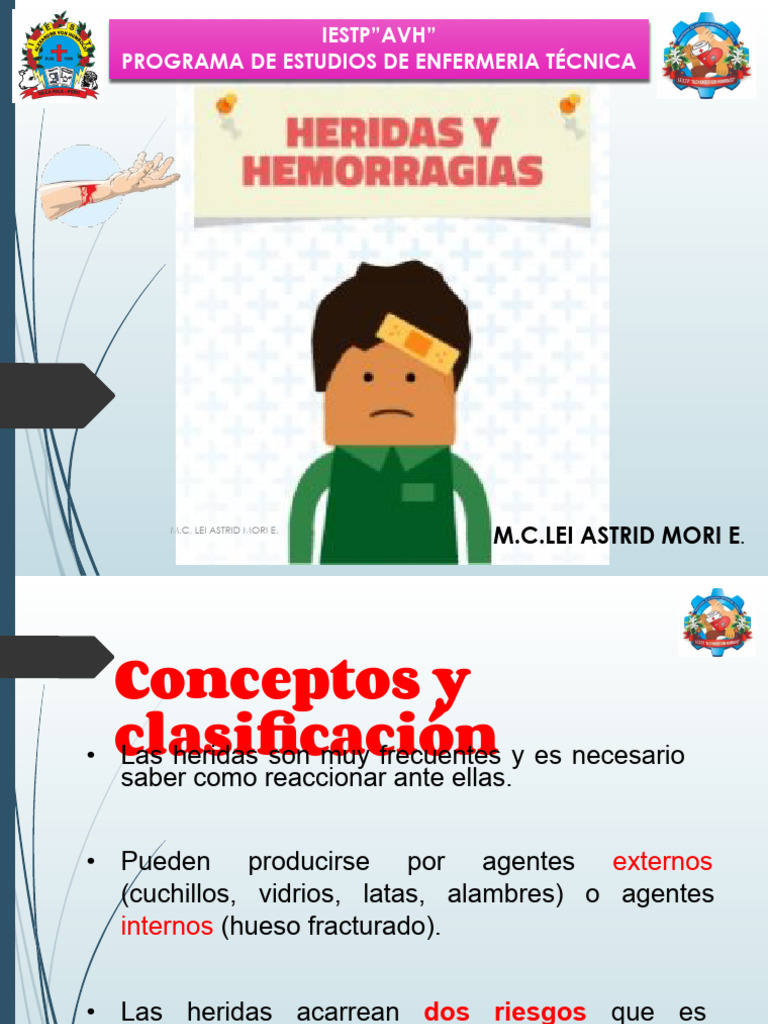 Heridas y Hemorragias | PDF | Especialidades Medicas