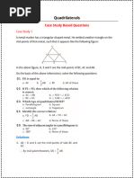 Case Study Based Questions Class 9 | PDF | Area | Length