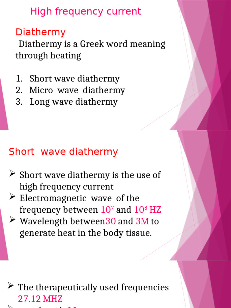 Short Wave Diathermy Techniques | PDF | Inductor | Vacuum Tube