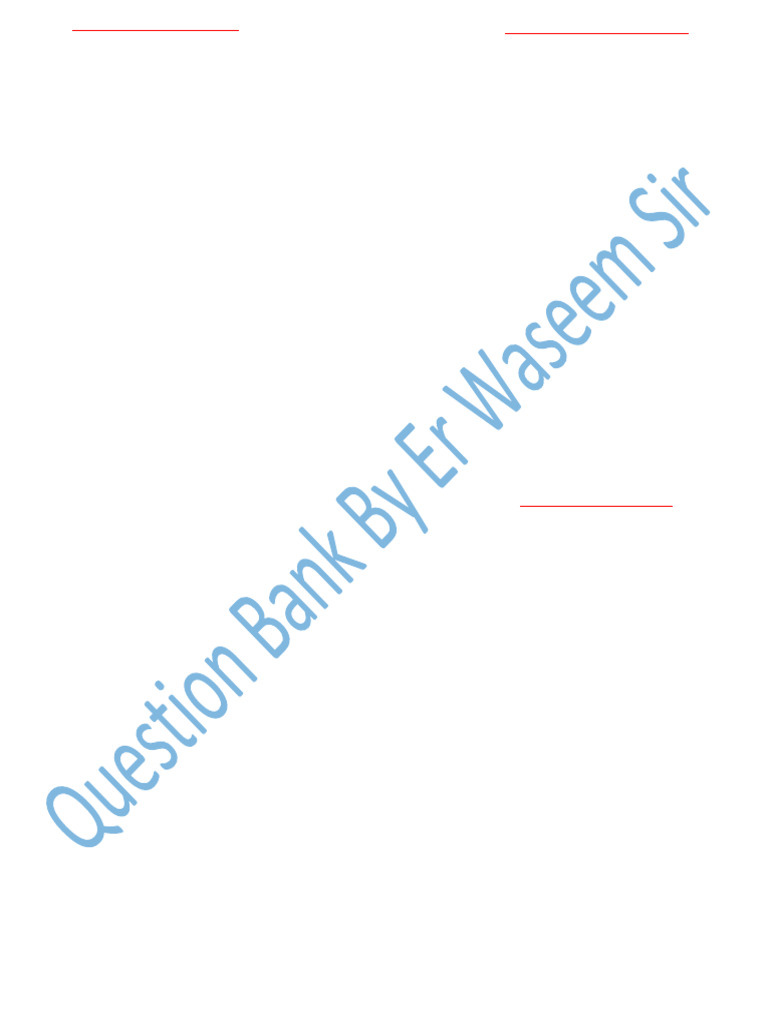 12th Physics Guess Paper Er Waseem Raja | PDF | Inductance | Electrical Resistivity And Conductivity