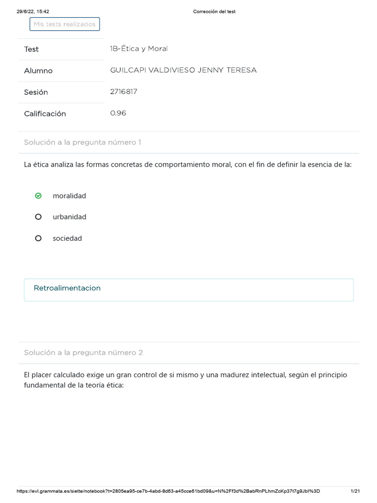Consolidado Etica y Moral | PDF | Moralidad | Verdad