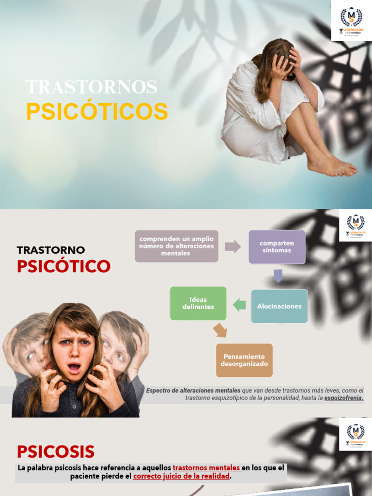Psicosis PARTE 1.ppt 20250530 131120 0000 | PDF | Esquizofrenia | Psicosis