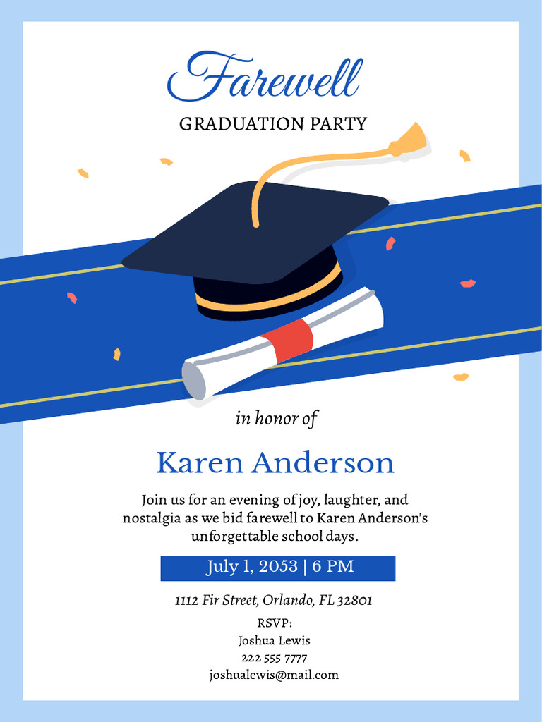 Karen Anderson's Graduation Party | PDF