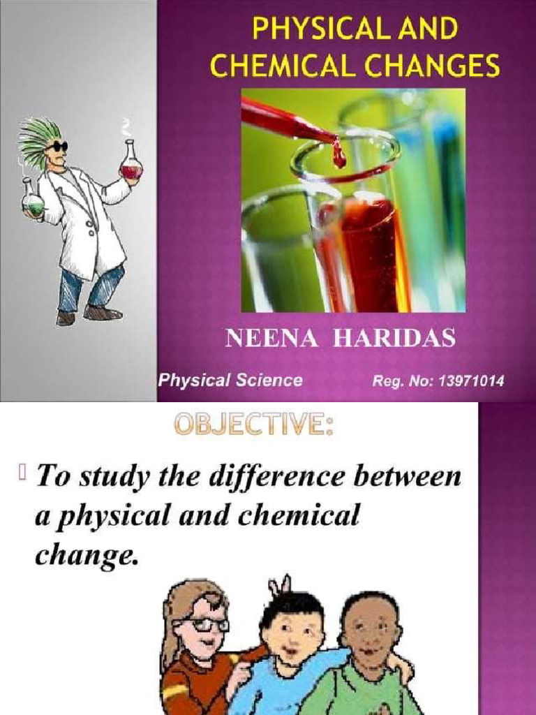 Physical and Chemical Change | PDF