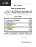Contoh Surat Keterangan Lulus SMA | PDF