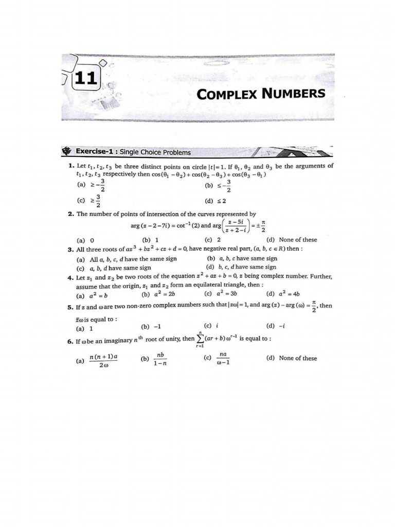 Complex Numbers Complete | PDF