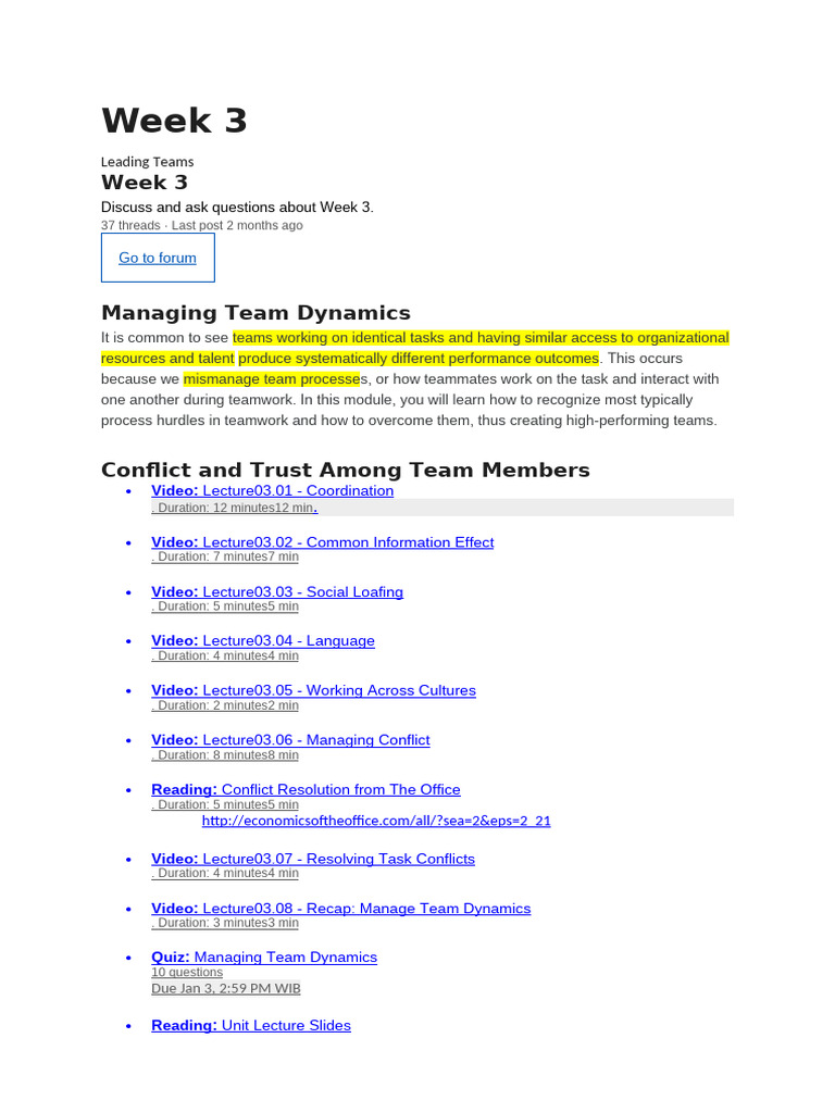 Syllabus Week 03 | PDF