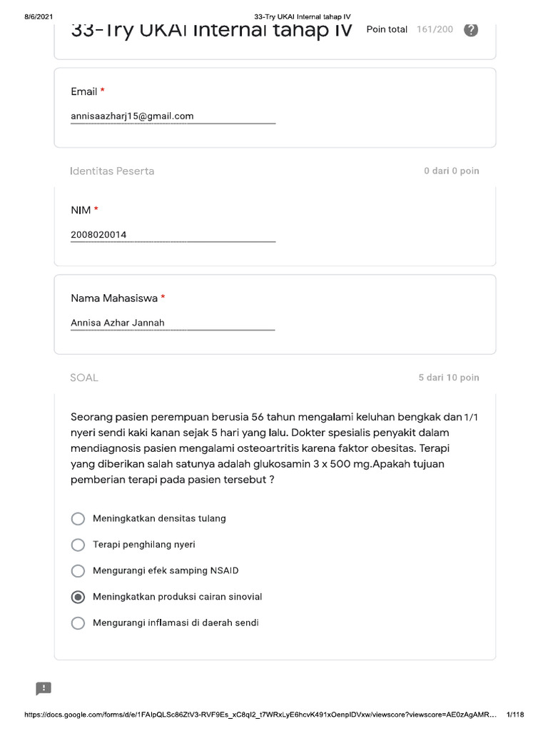 To Ukai Tahap 4 Annisa | PDF