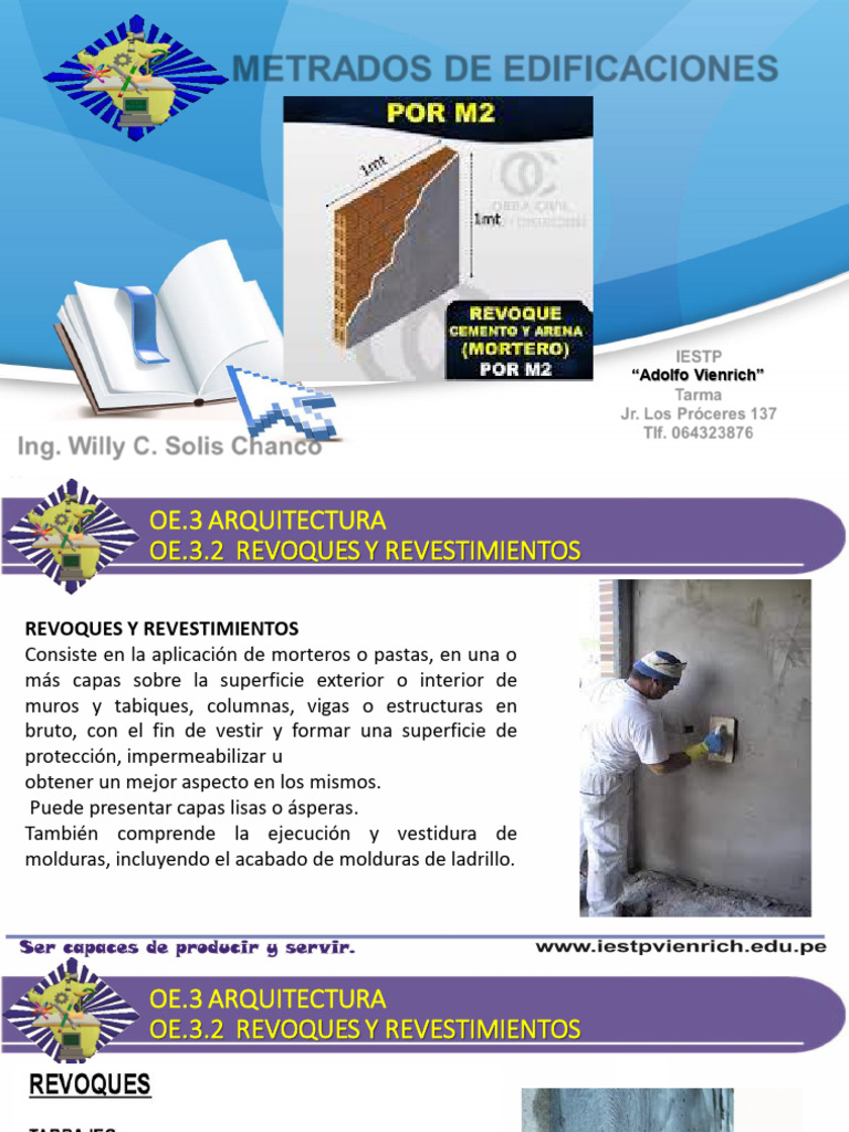 Sesion 10 Revoques y Enlucidos | PDF | Elementos arquitectónicos ...