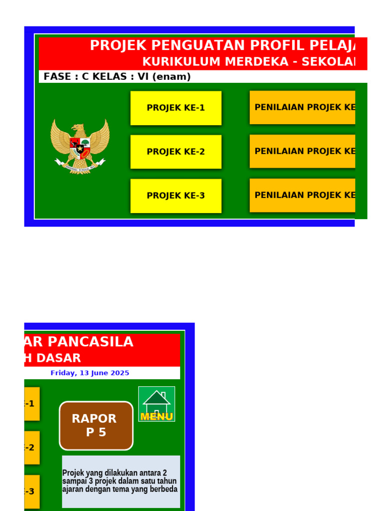 Raport Kelas 6 | PDF