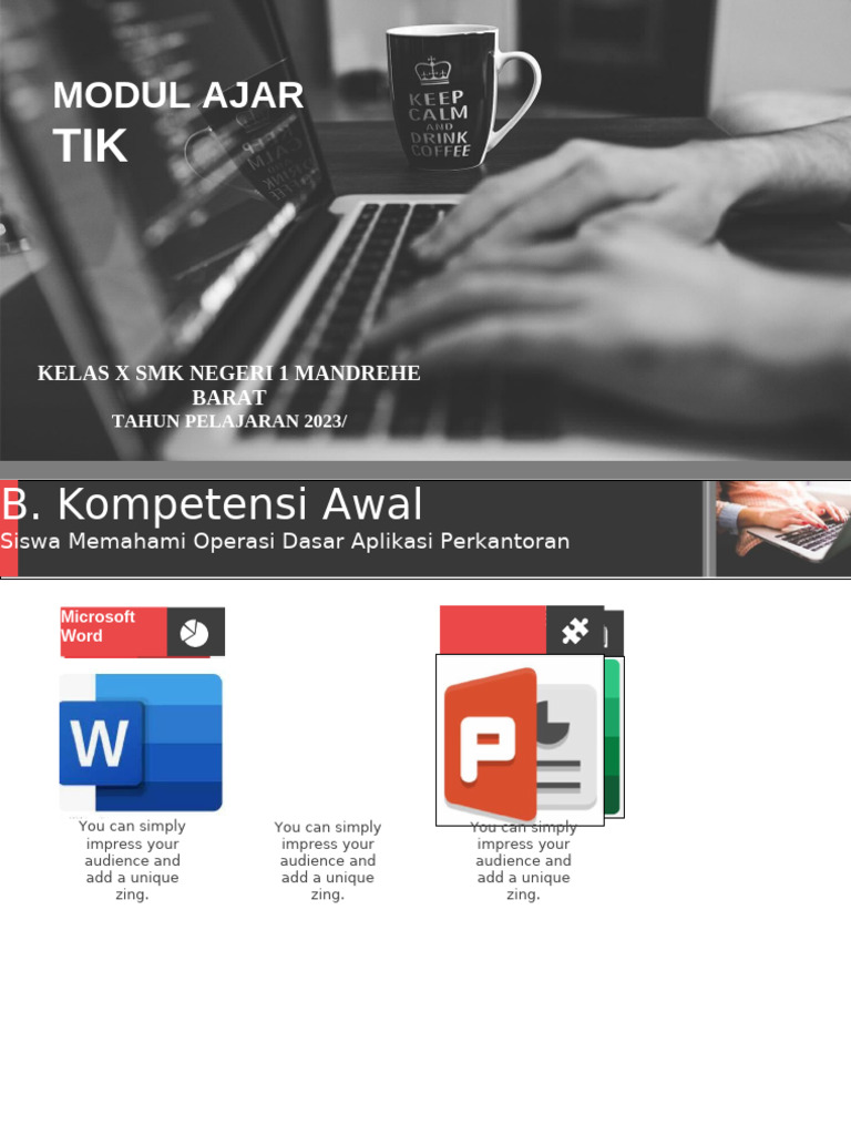 Modul Ajar TIK Kelas X 2022 | PDF