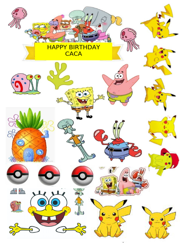 Spongebob Dan Pikachu | PDF