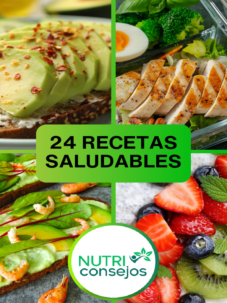 24 Recetas Saludables y Sencillas | PDF | ensalada | Artes culinarias