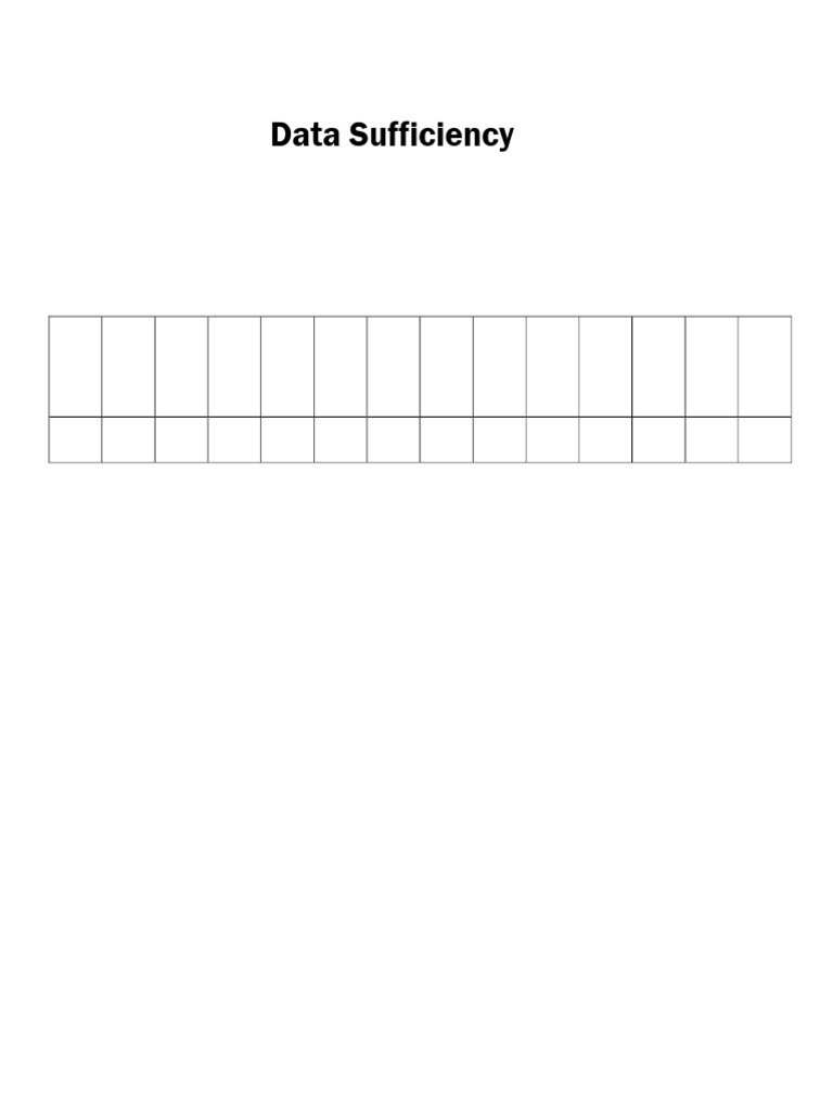 Classroom 0 Data Sufficiency | PDF | Numbers | Number Theory