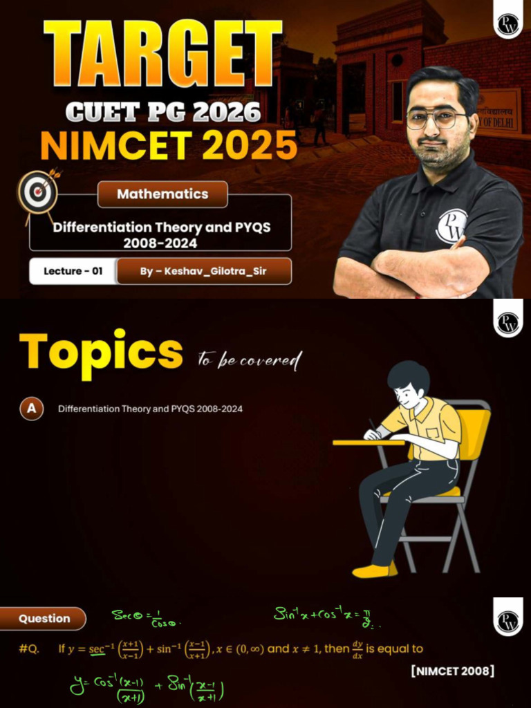 Maths 01 Class Notes Nimcet 2025 Pdf 0355