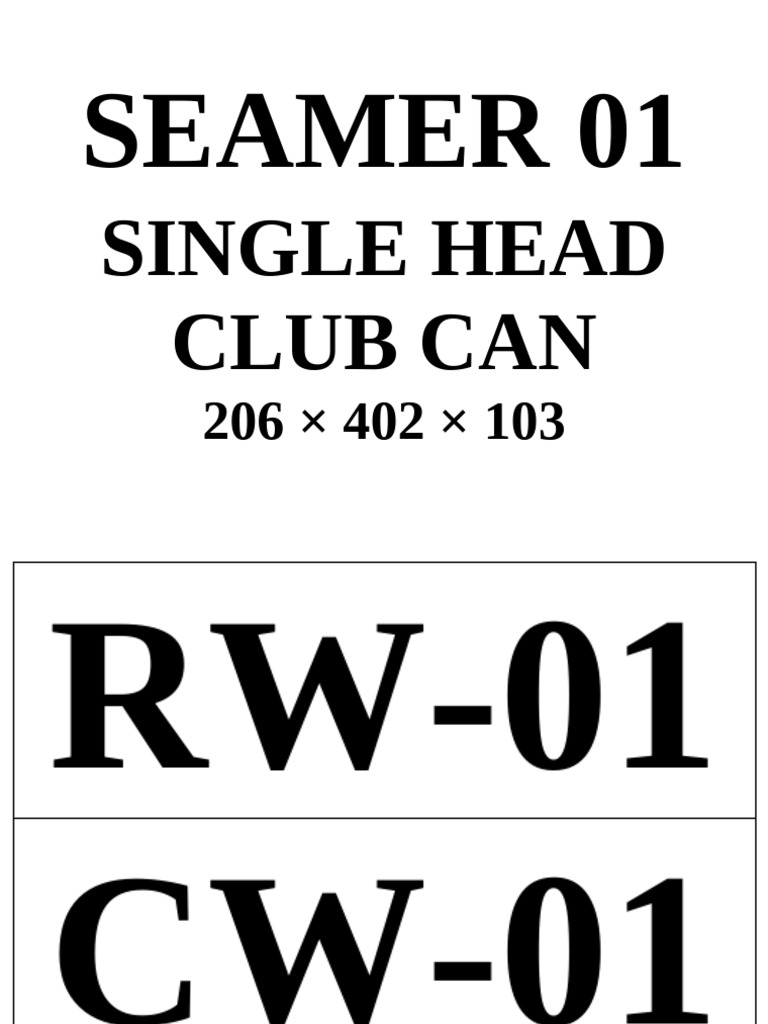 Seamer 01 | PDF
